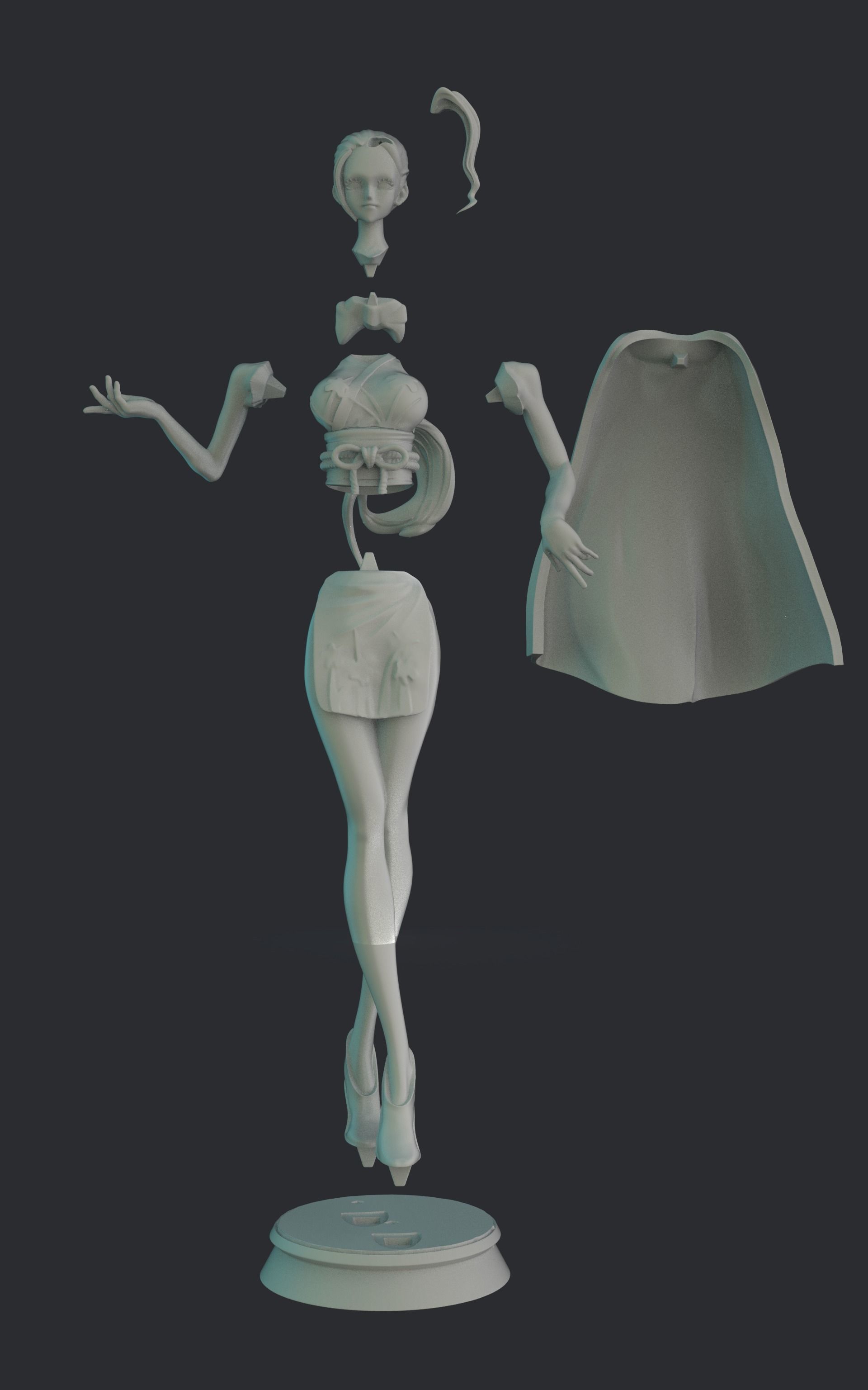 Nico robin for 3Dprint model 3D model 3D printable | CGTrader