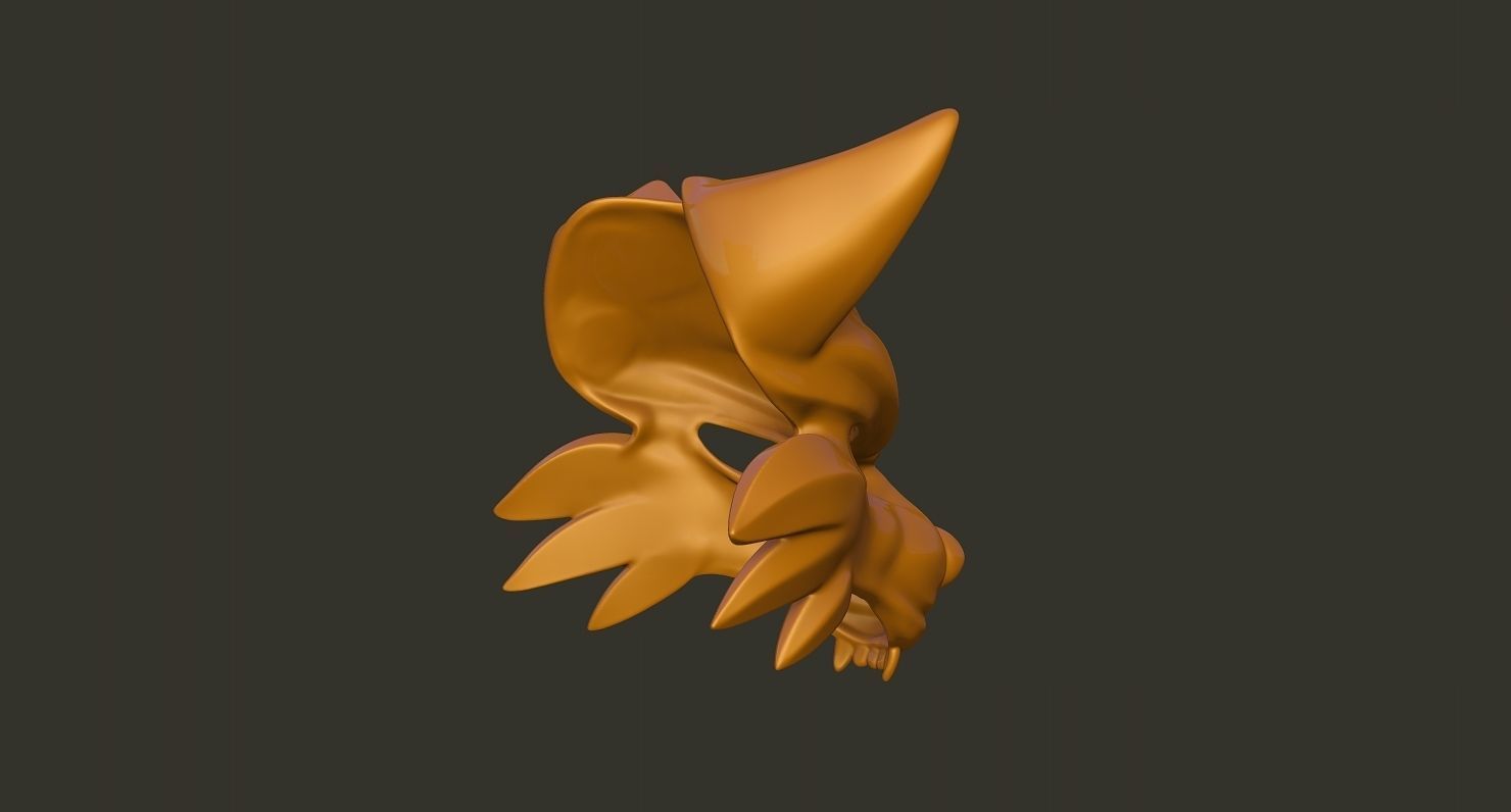 Fox Mask 3D model 3D printable | CGTrader