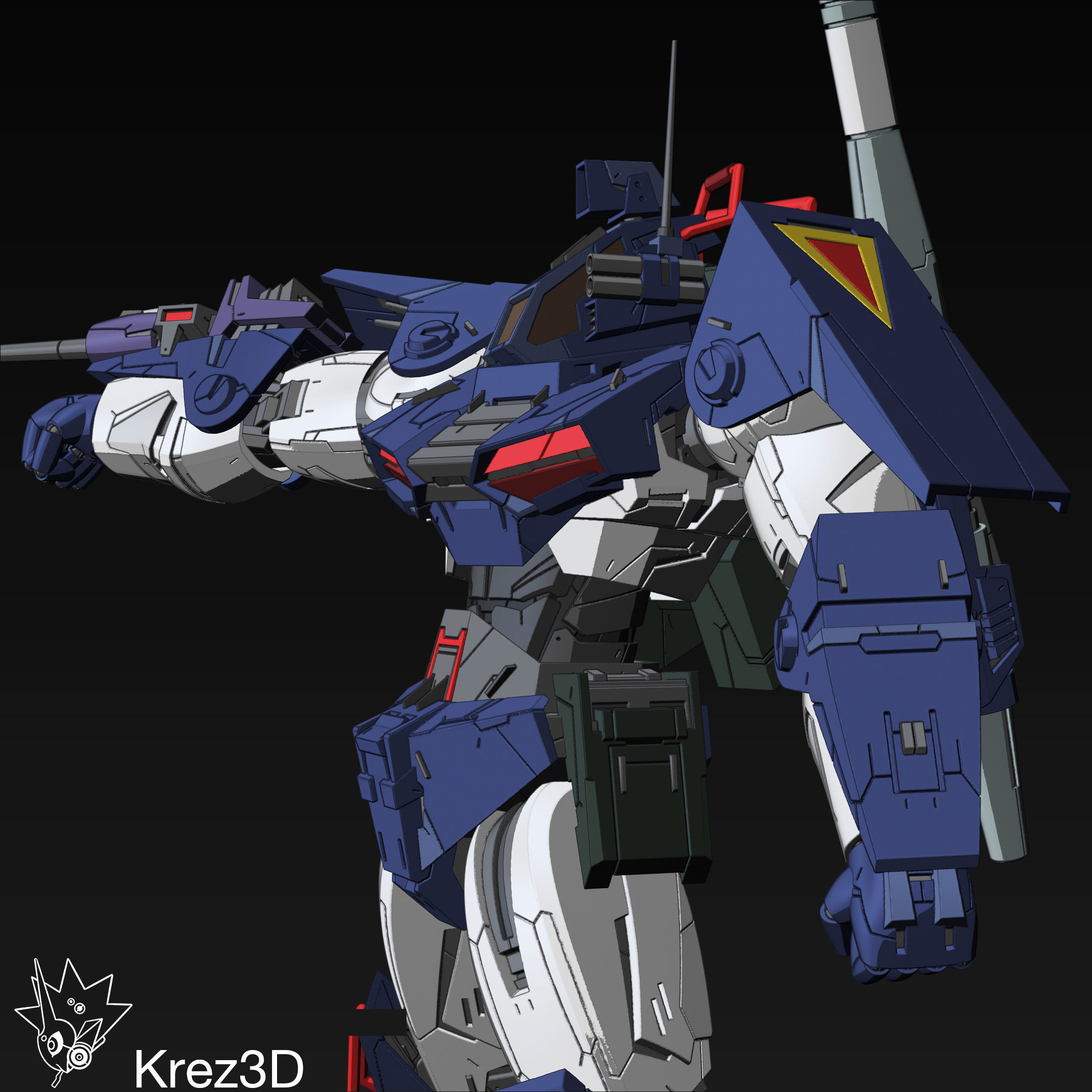 Dougram 3D model 3D printable | CGTrader