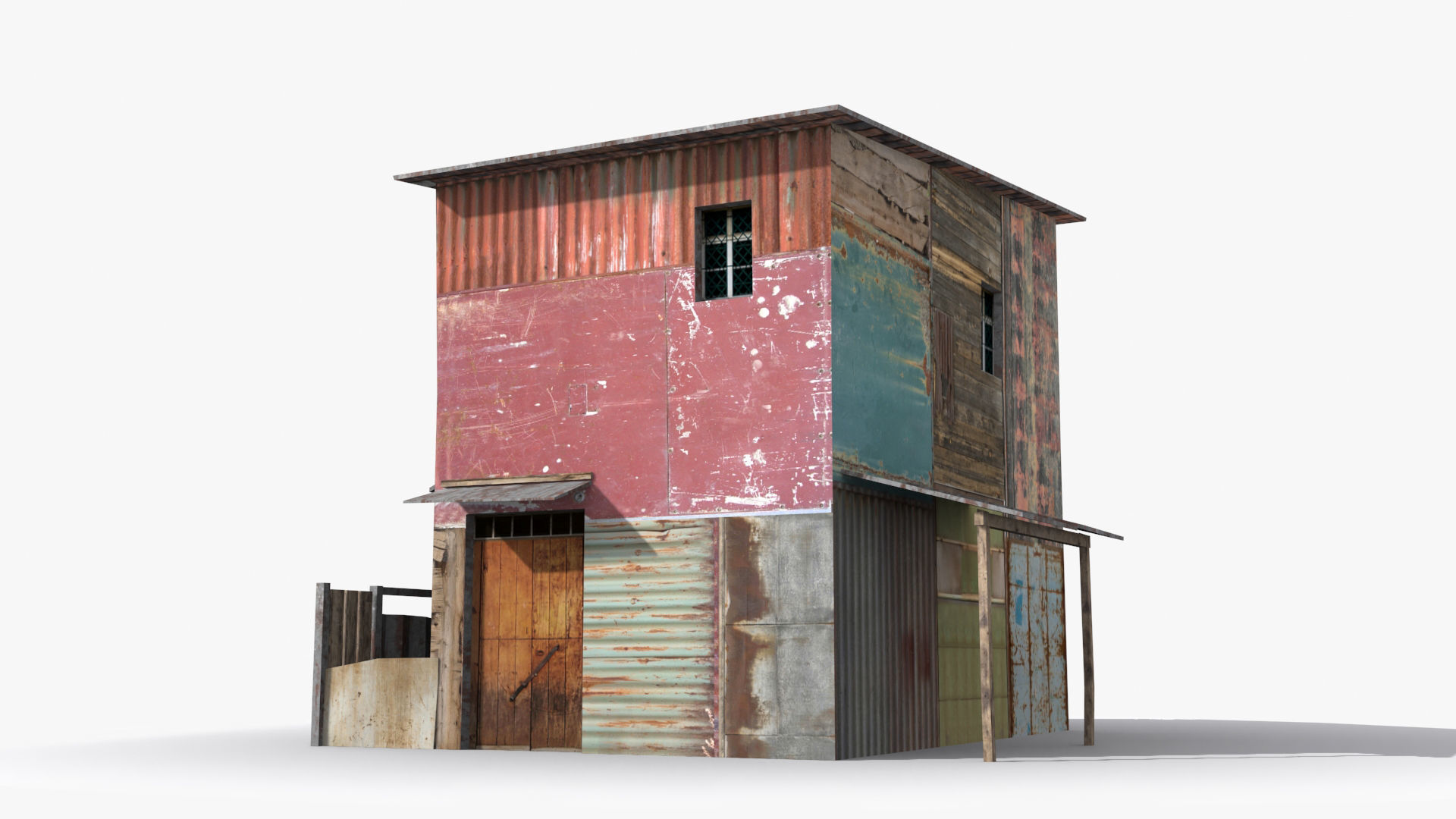 3D model Slum x20 VR / AR / low-poly | CGTrader