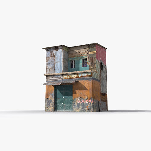 3D model Slum x23 VR / AR / low-poly | CGTrader