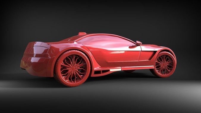 Car model 3d Print 3D model 3D printable | CGTrader