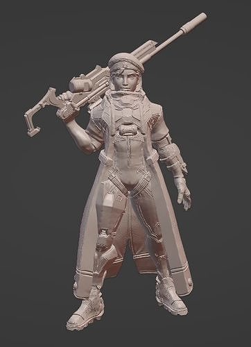 Ana OW 3D model 3D printable | CGTrader