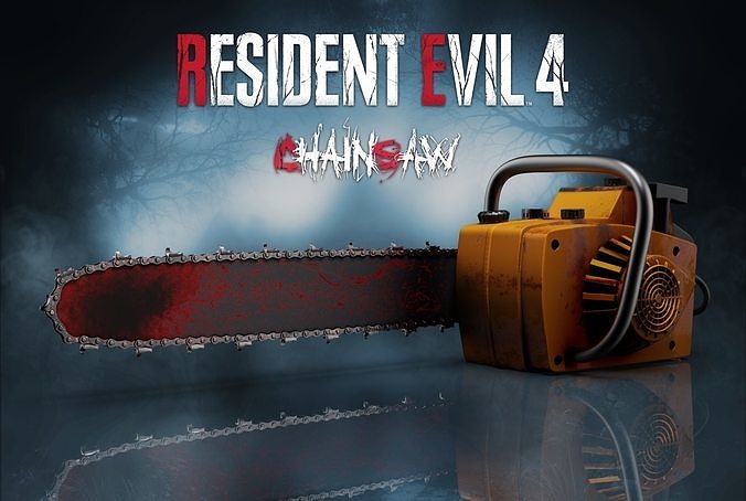 RESIDENT EVIL 4 REMAKE CHAINSAW 3D model 3D printable | CGTrader