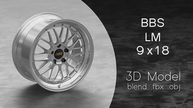 BBS LM Rim 3D Model 3D model | CGTrader