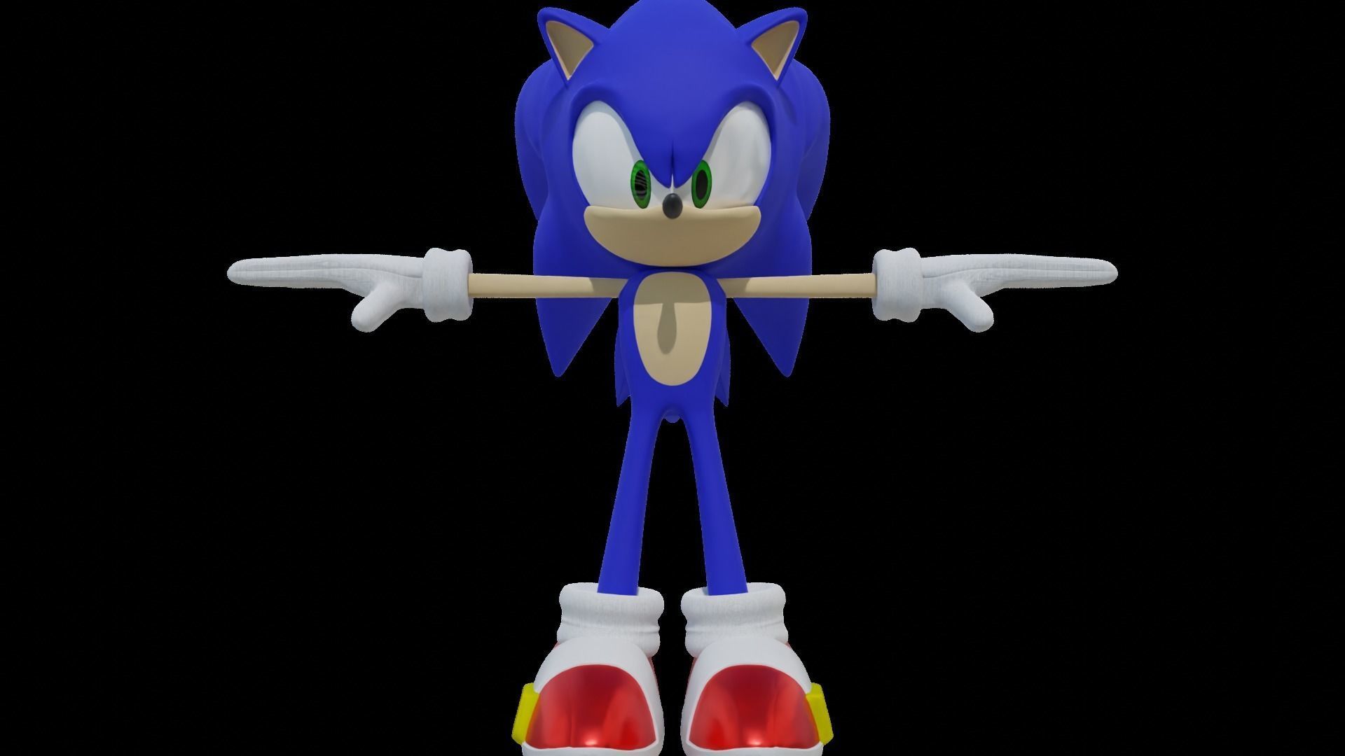 Sonic The hedgehog 3D model | CGTrader
