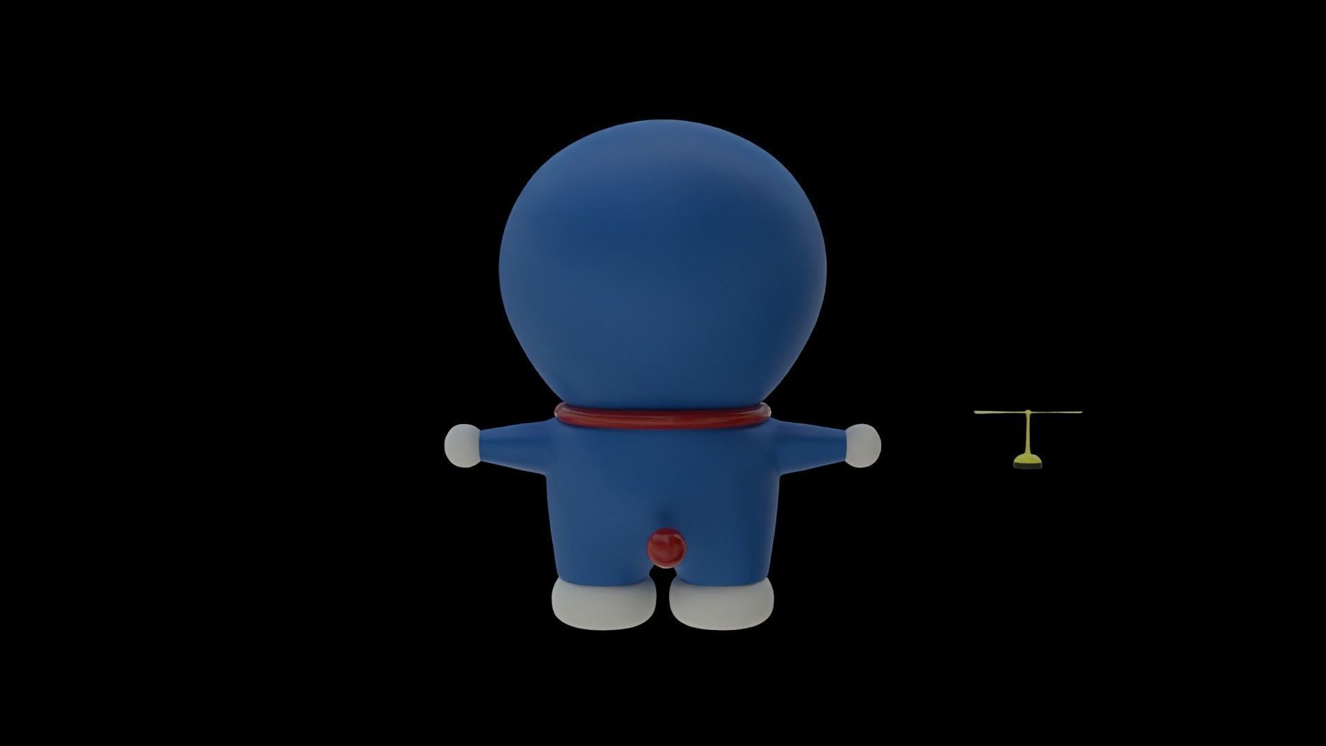 Doraemon 3D model animated rigged | CGTrader