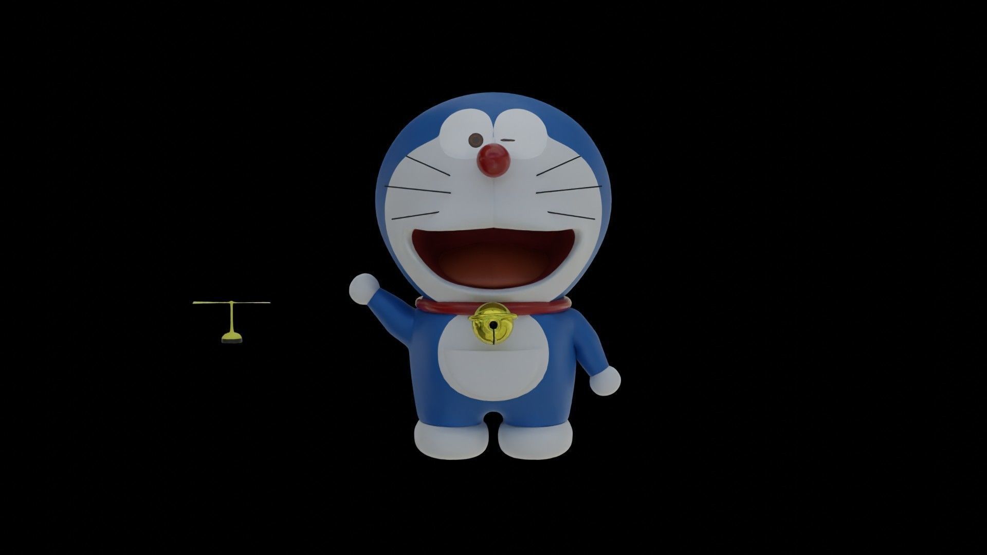 Doraemon 3D model animated rigged | CGTrader