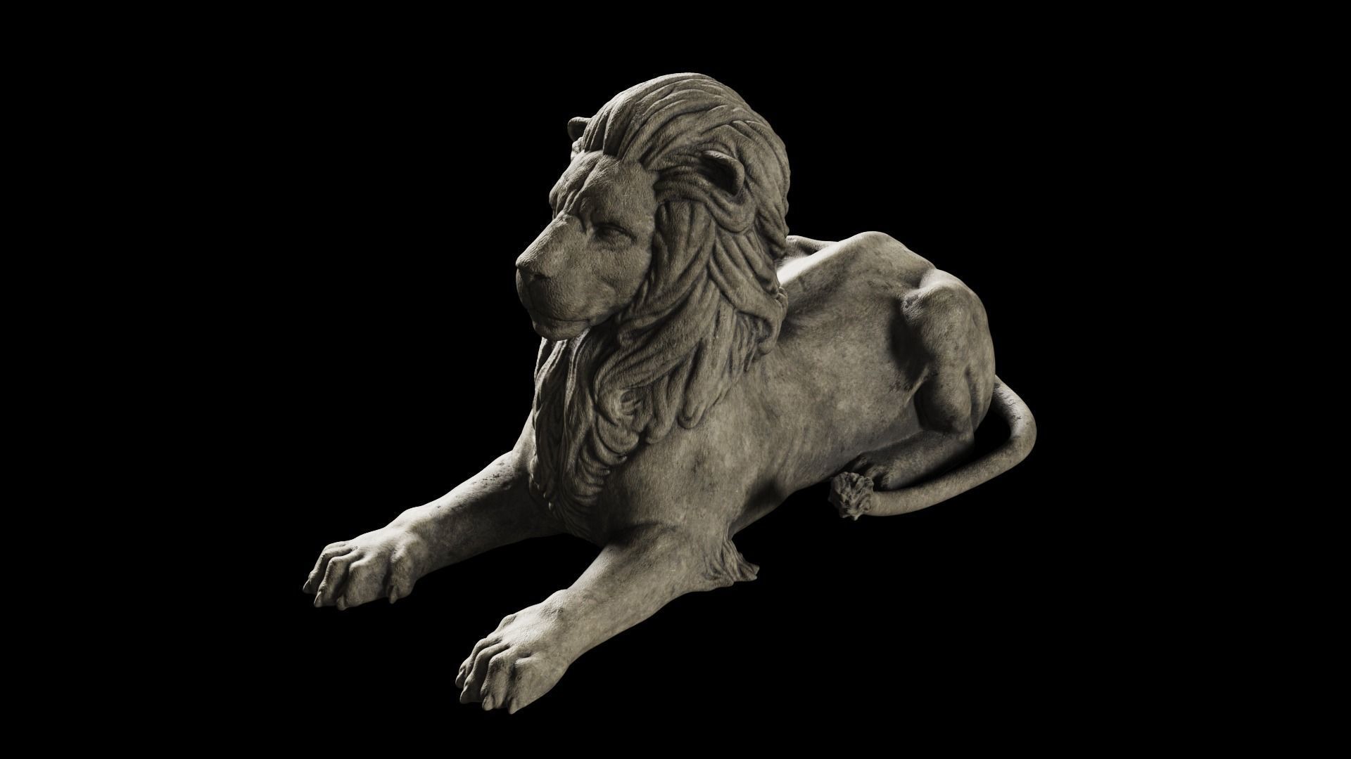 Lion Stachu Low-Poly 3D model | CGTrader