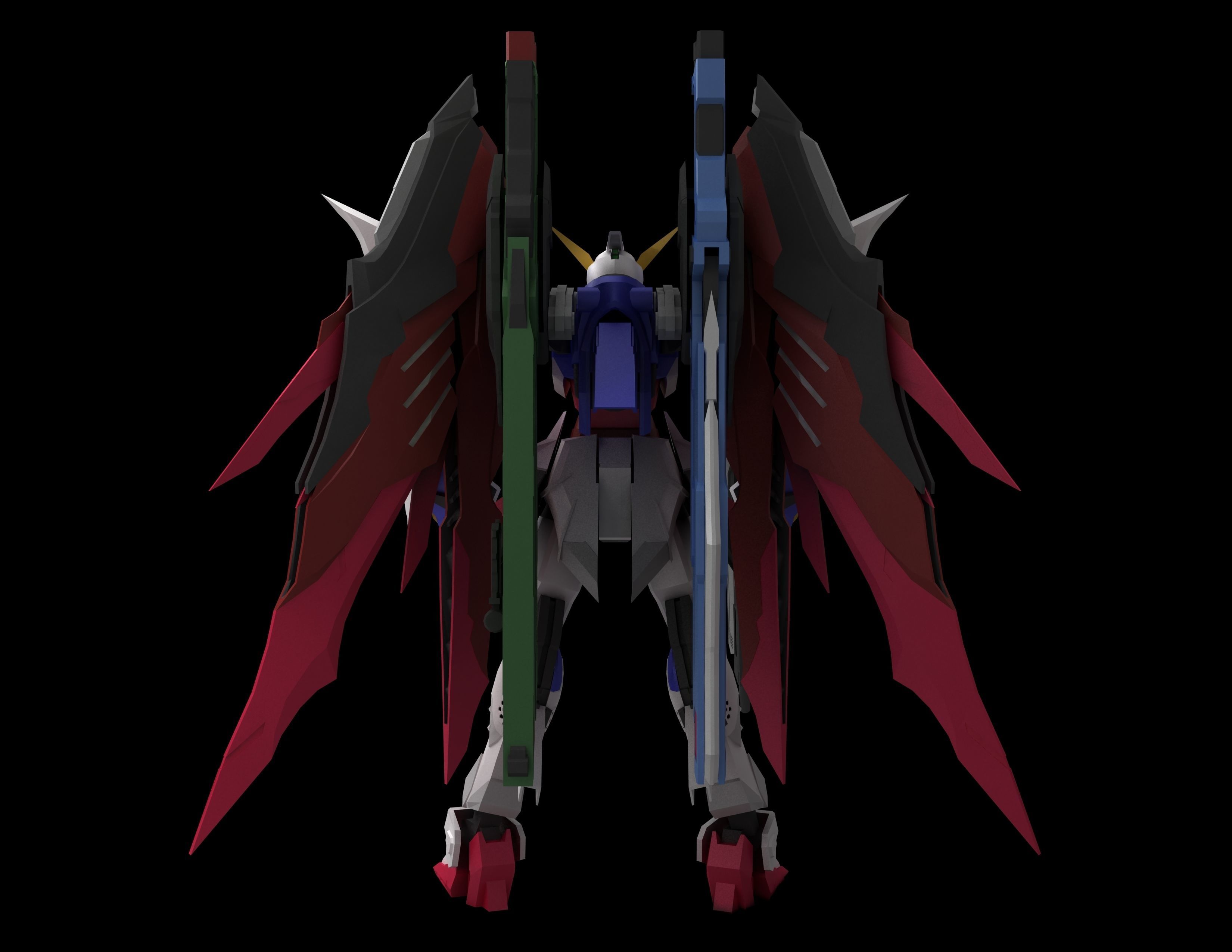 ZGMF-X42S Destiny Gundam 3D model | CGTrader