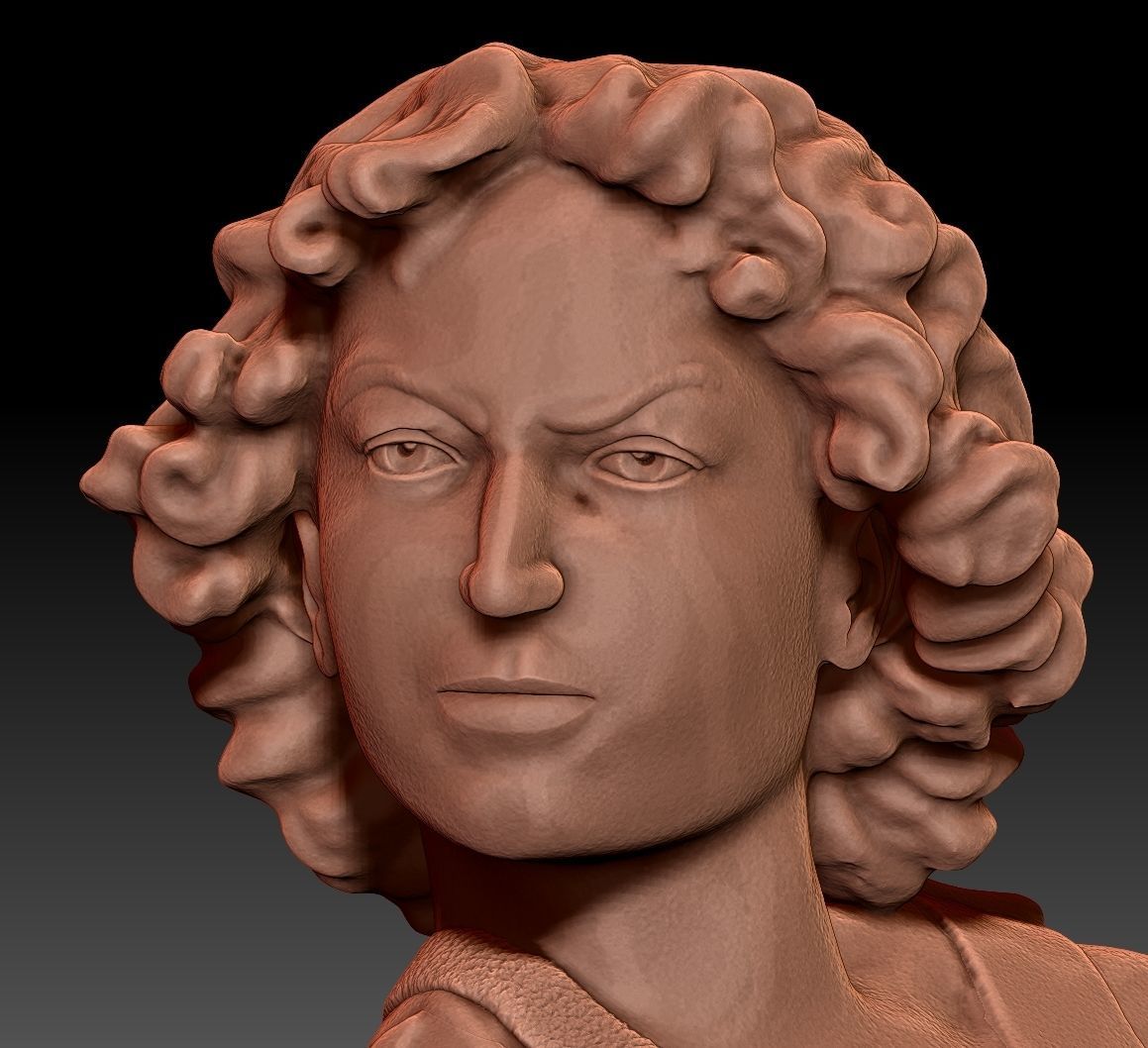 David and Goliath - splited 3D model 3D printable | CGTrader