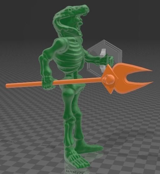 Underworld Warrior Snake 3D model 3D printable | CGTrader