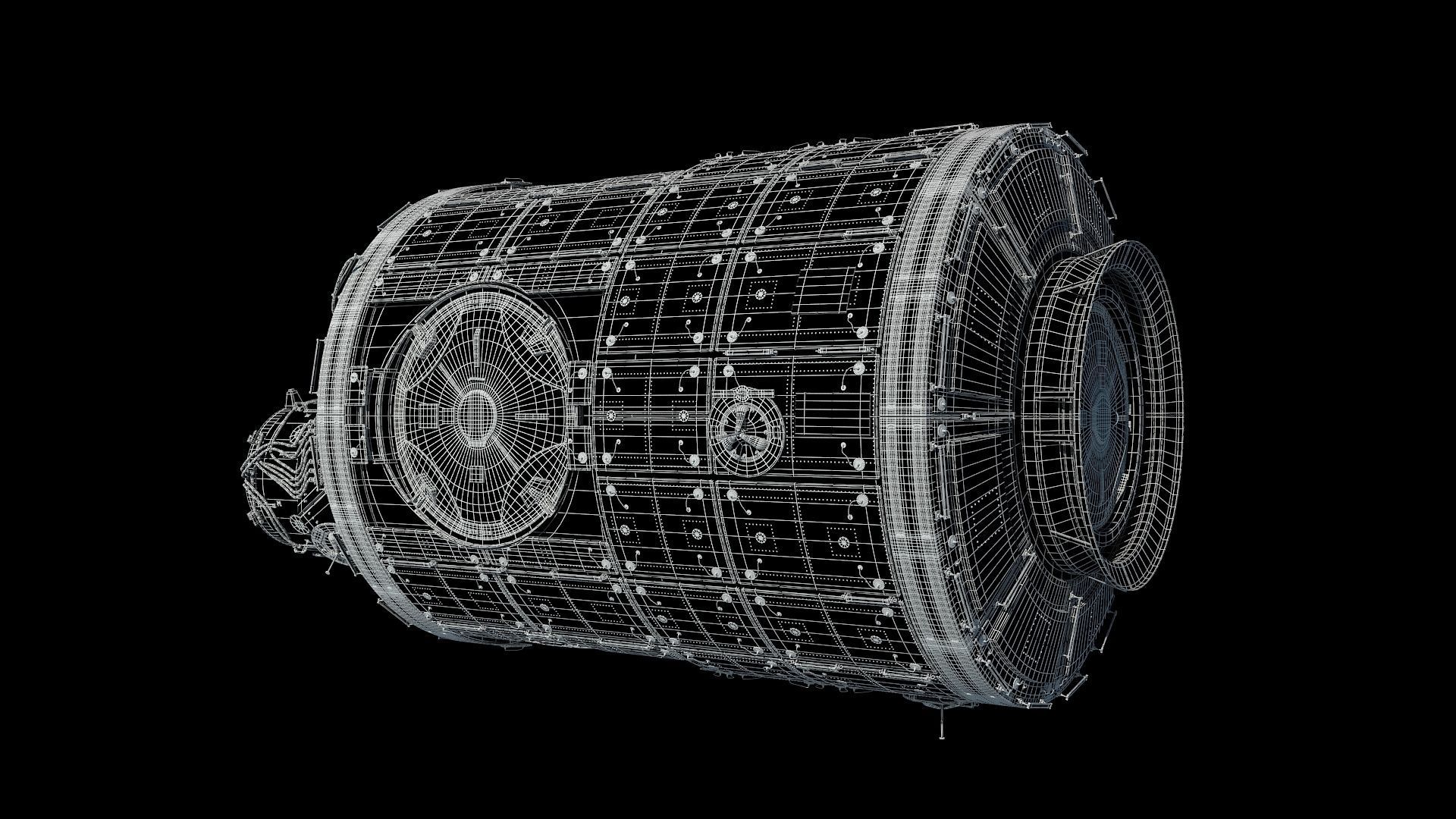 High quality 3D Model Harmony ISS module 3D model | CGTrader