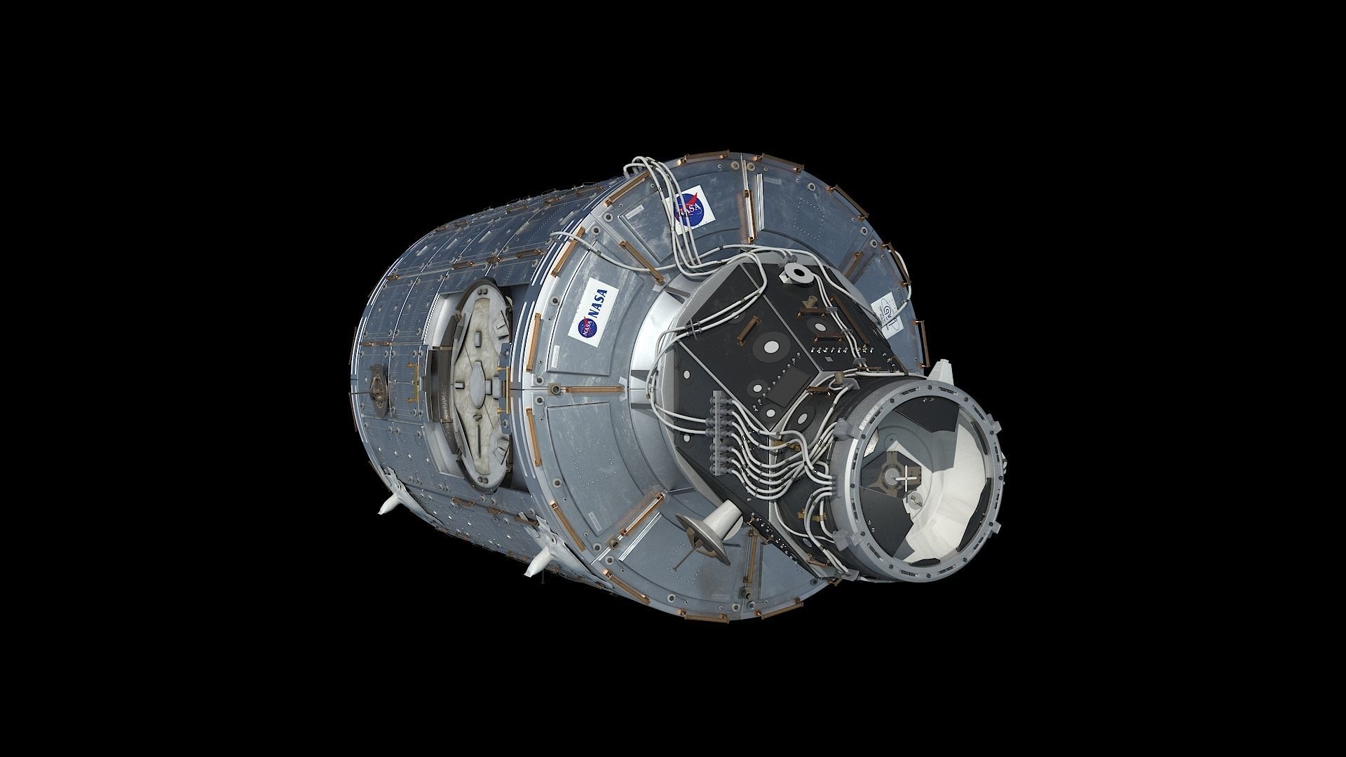High quality 3D Model Harmony ISS module 3D model | CGTrader