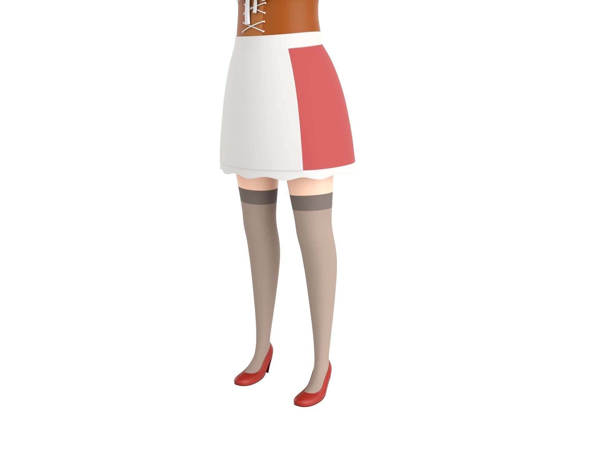 CartoonGirl031 Oktoberfest Girl 3D model | CGTrader