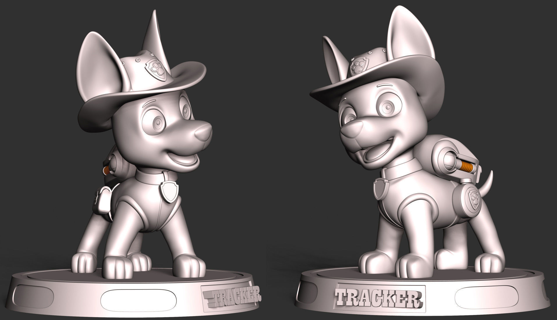 Tracker PAW Patrol 3D model 3D printable | CGTrader