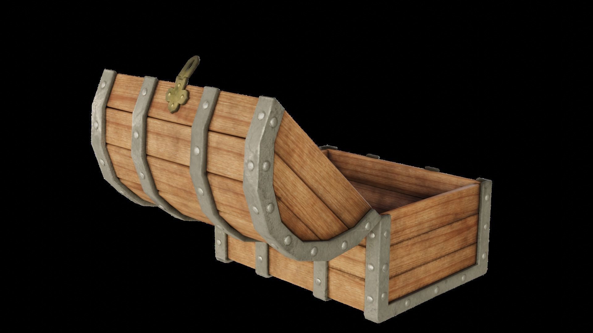 3D model Renaissance Chest VR / AR / low-poly | CGTrader