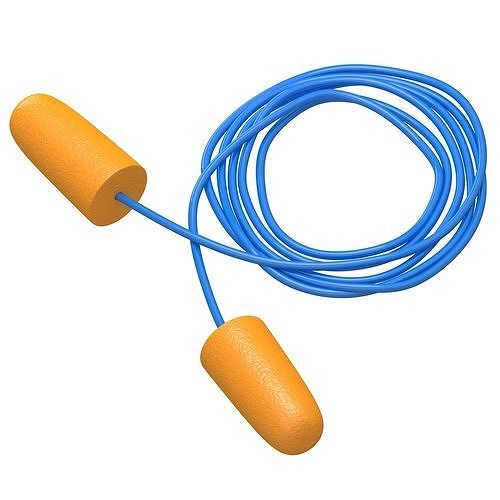Safety Ear Plug blue 3D model | CGTrader