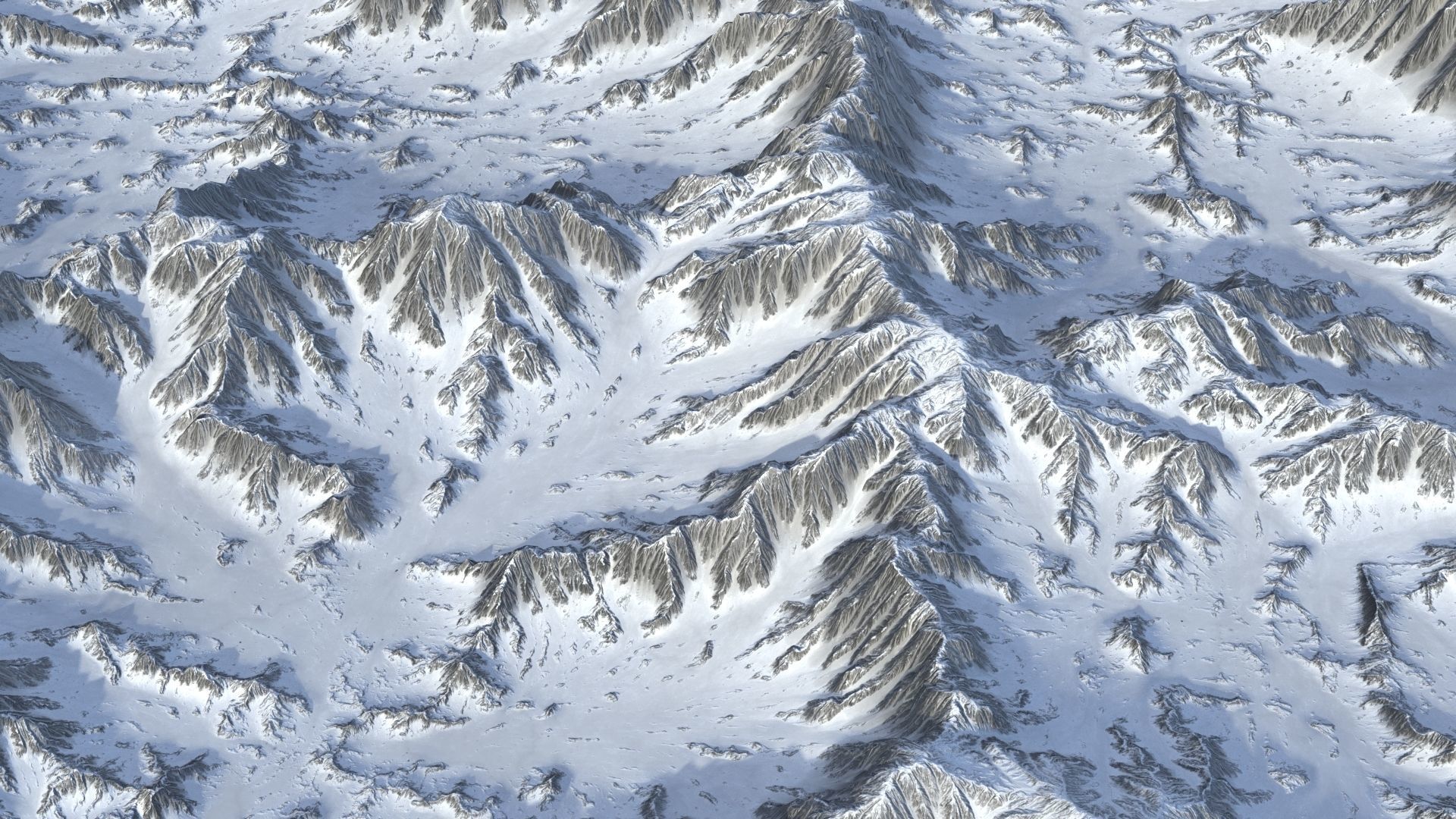 3D model Snow land 06 VR / AR / low-poly | CGTrader