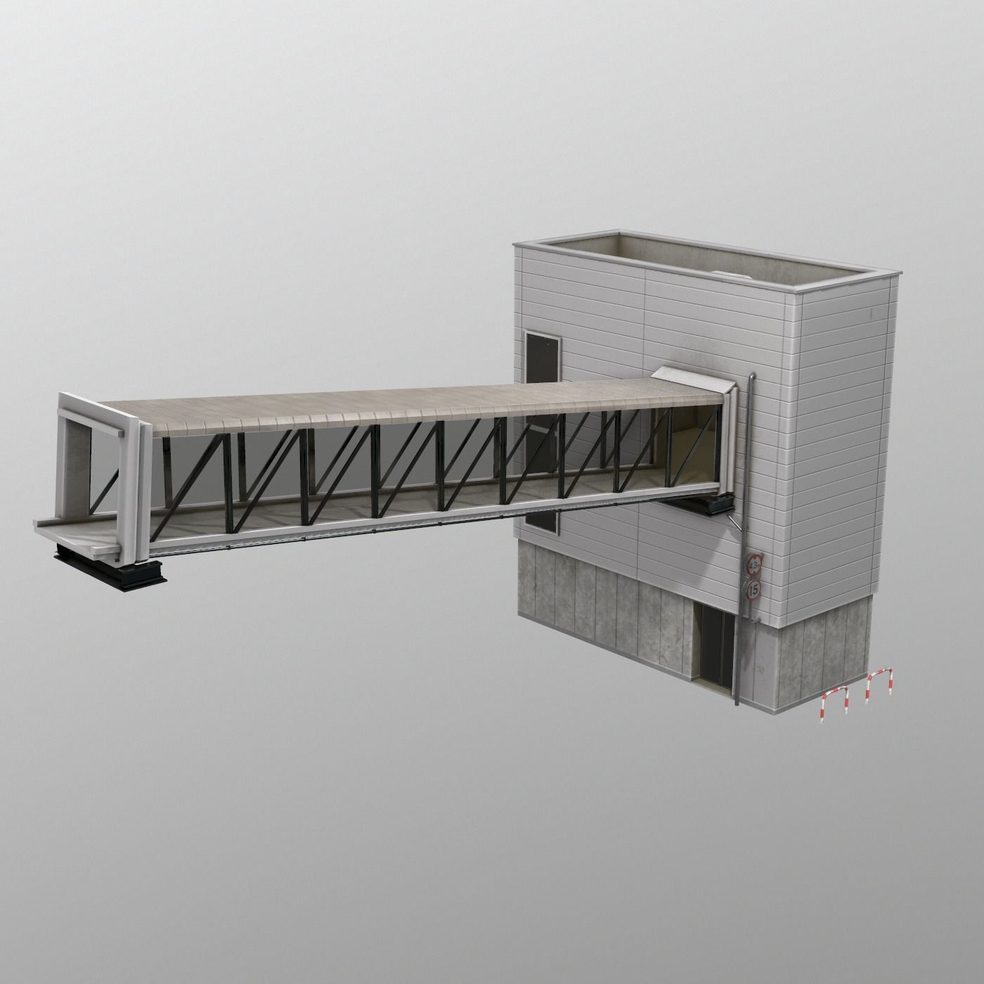 3D model Airport Jet Bridge VR / AR / low-poly | CGTrader