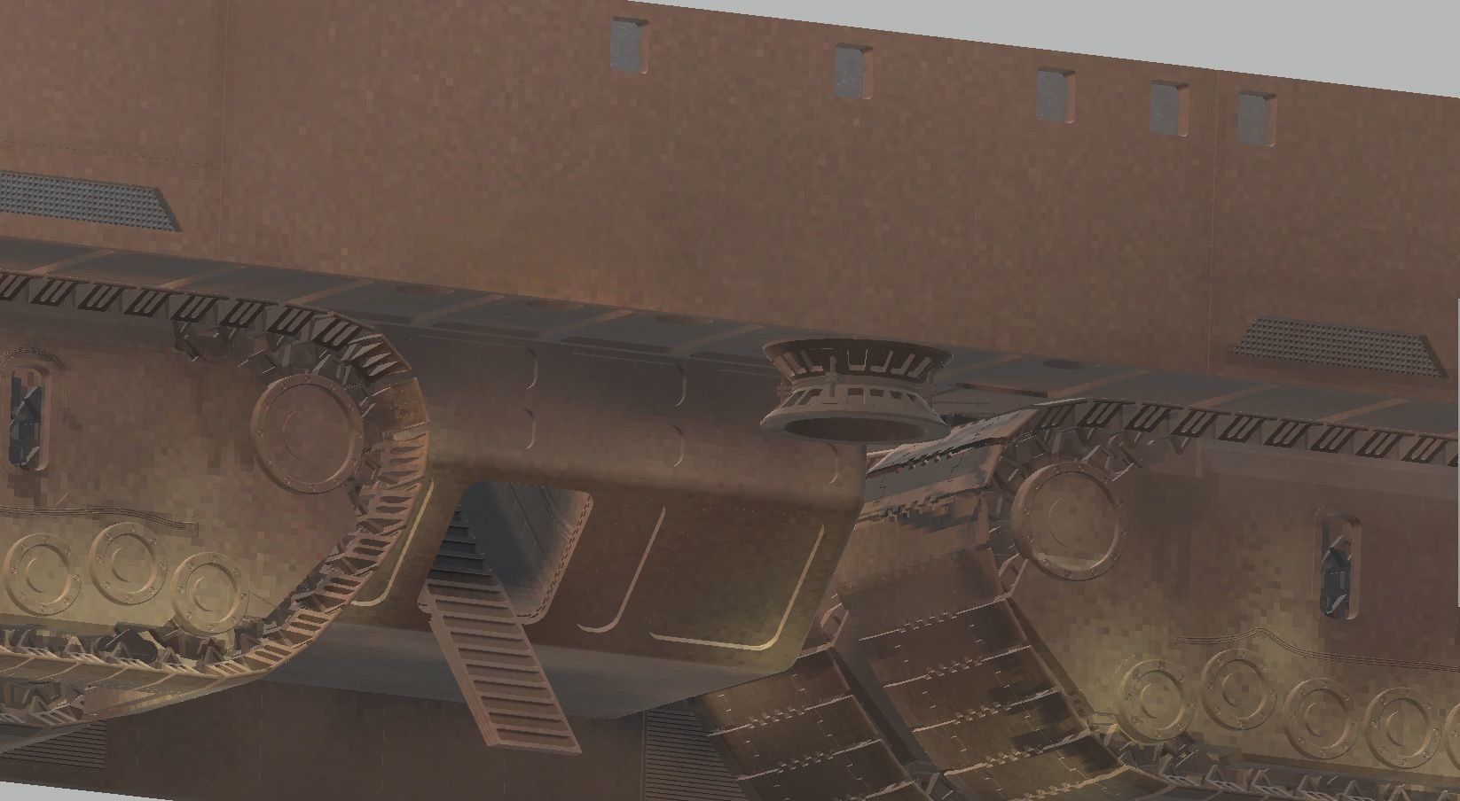Starwars diorama Jawa Sandcrawler STL 3D model 3D printable | CGTrader