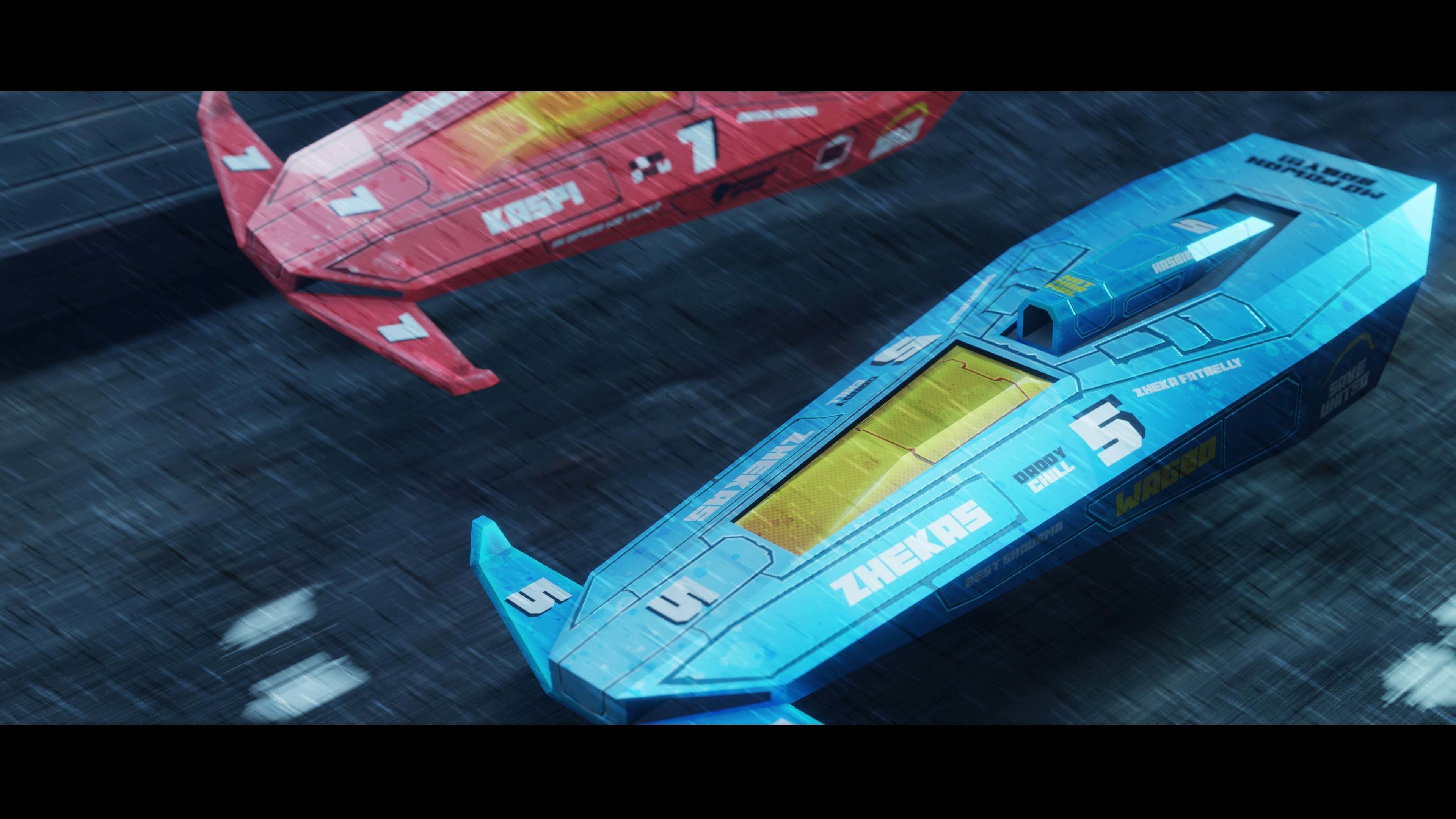 Low Poly Stylized Sci-Fi Hover Truck free VR / AR / low-poly 3D model ...