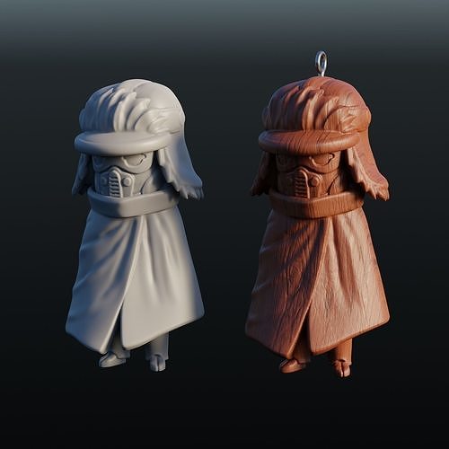 wooden Charon 78 keycharm for 3d printing 3D model 3D printable | CGTrader