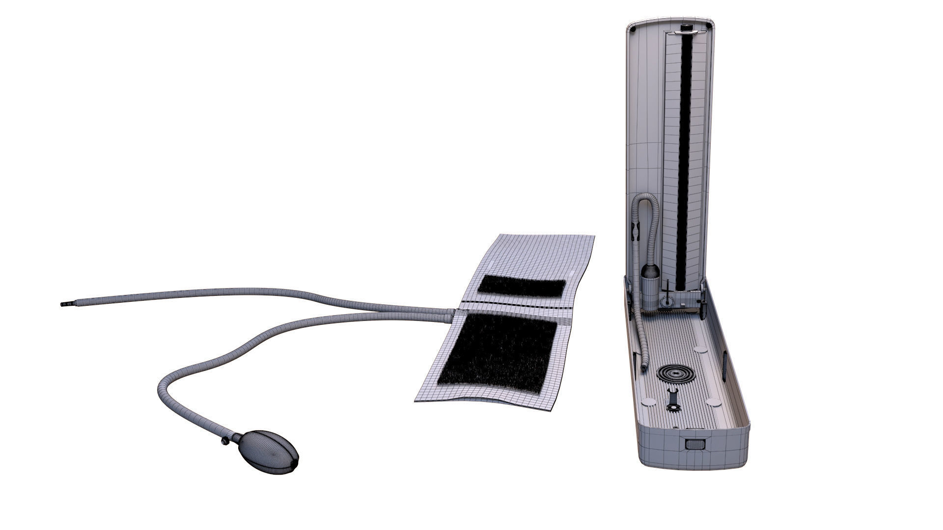 Mercury Sphygmomanometer 3D model | CGTrader