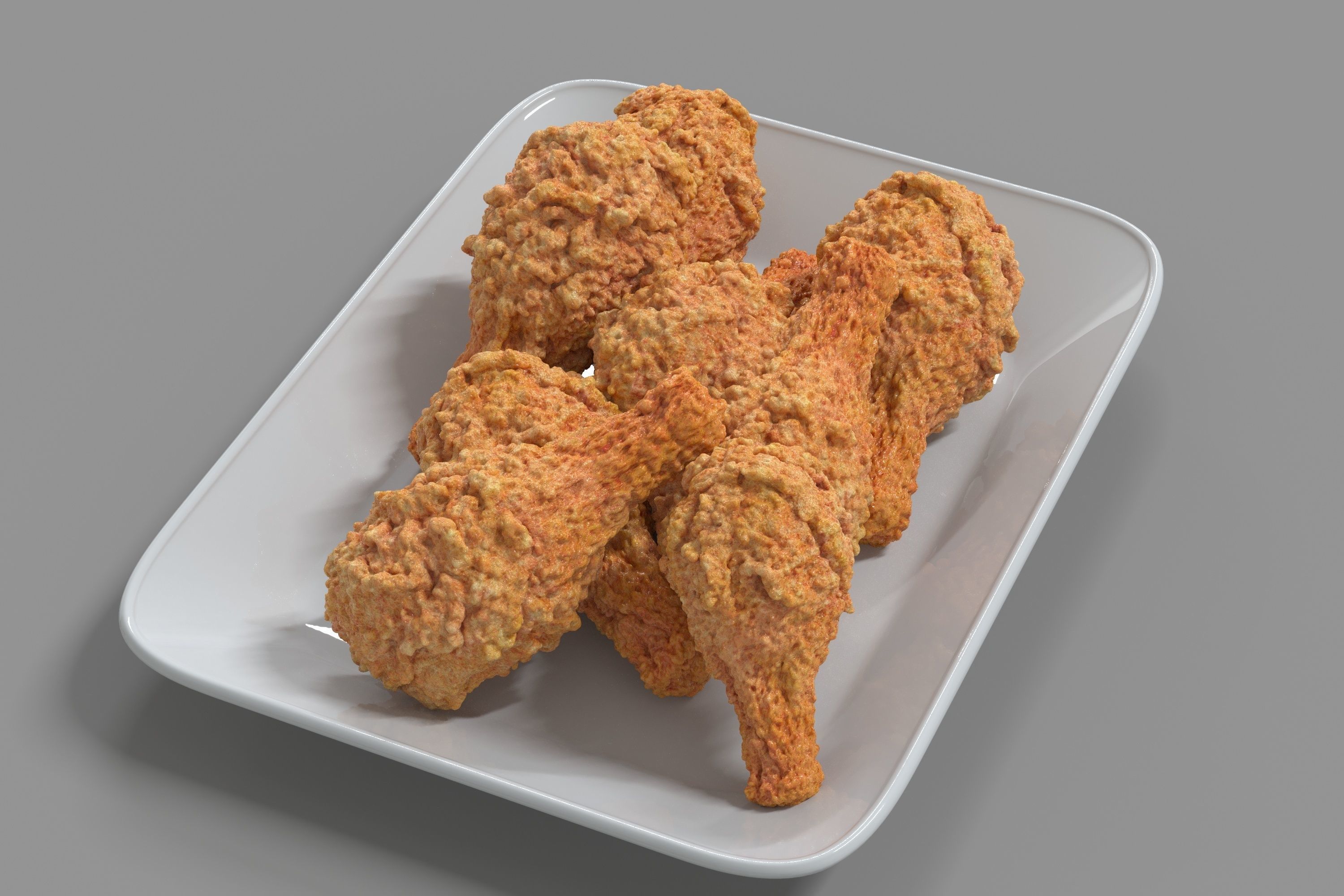 Fried Chicken 3D model | CGTrader