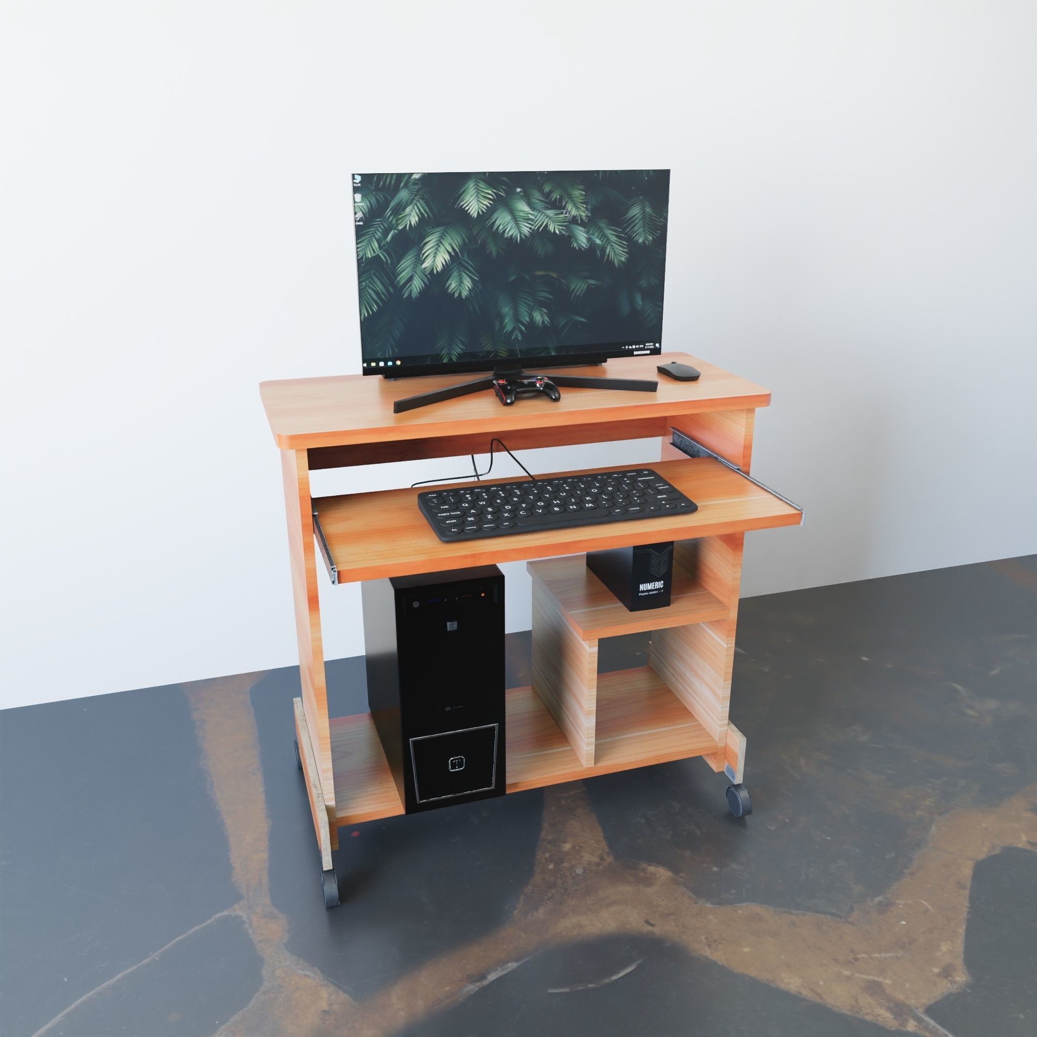 PC Setup With Textures Photorealistic 3D model | CGTrader