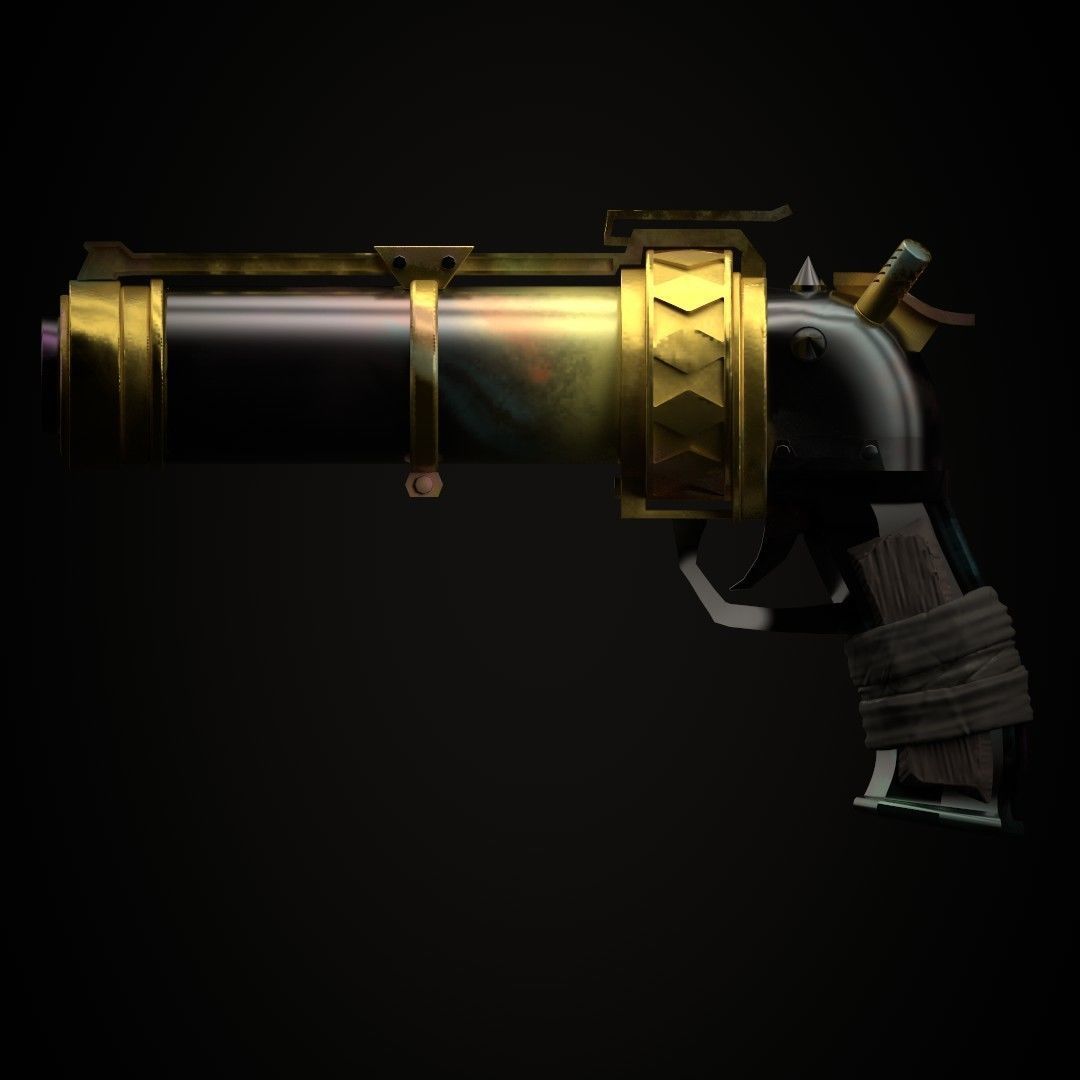 Arcane Jinx Pistol 3D model | CGTrader