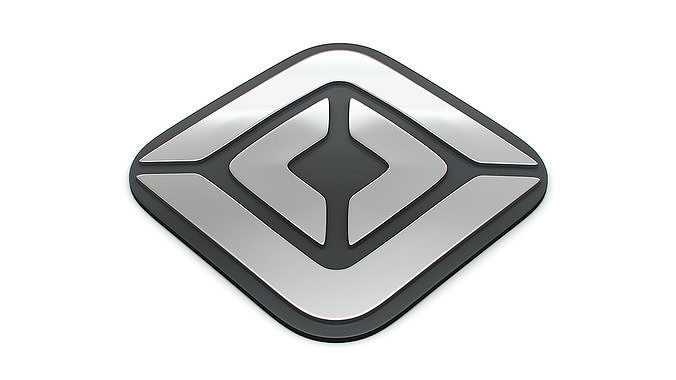 Rivian logo 3D model | CGTrader