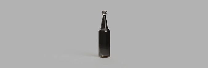 Glass soda bottle 3D model 3D printable | CGTrader
