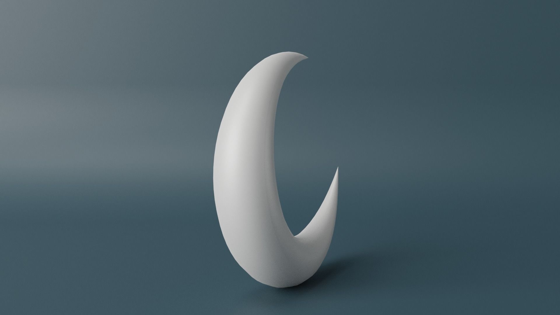 3D model Crescent Moon VR / AR / low-poly | CGTrader