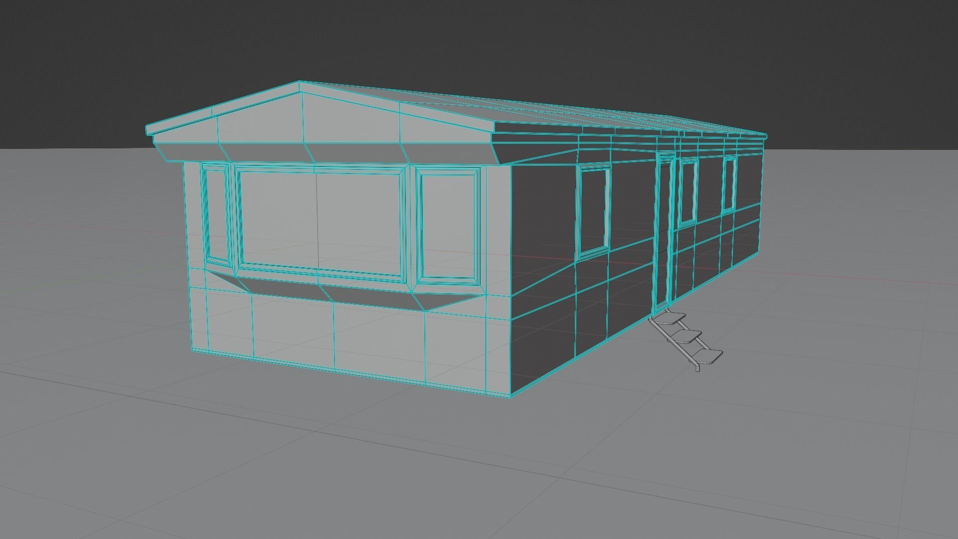 3D model Mobile Home Static Caravan Trailer VR / AR / low-poly | CGTrader