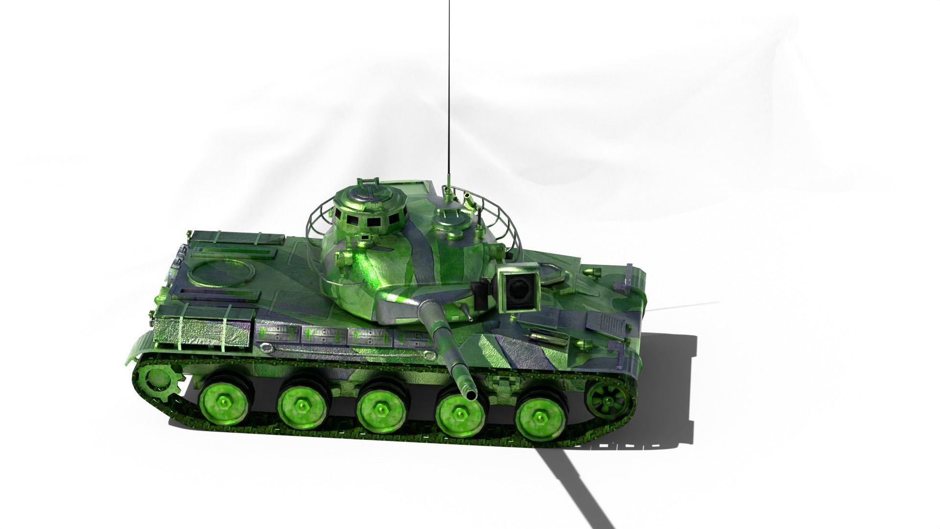 3D model AMX-30 Tank VR / AR / low-poly | CGTrader