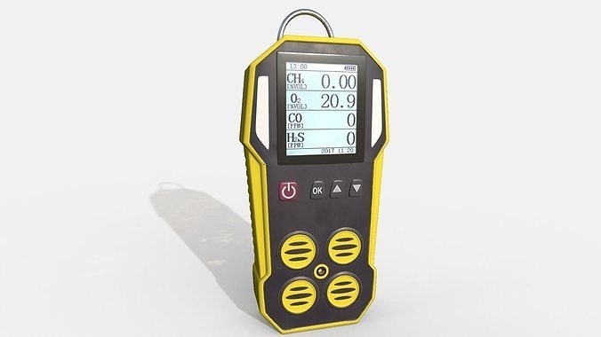 3D model Gas Detector VR / AR / low-poly | CGTrader