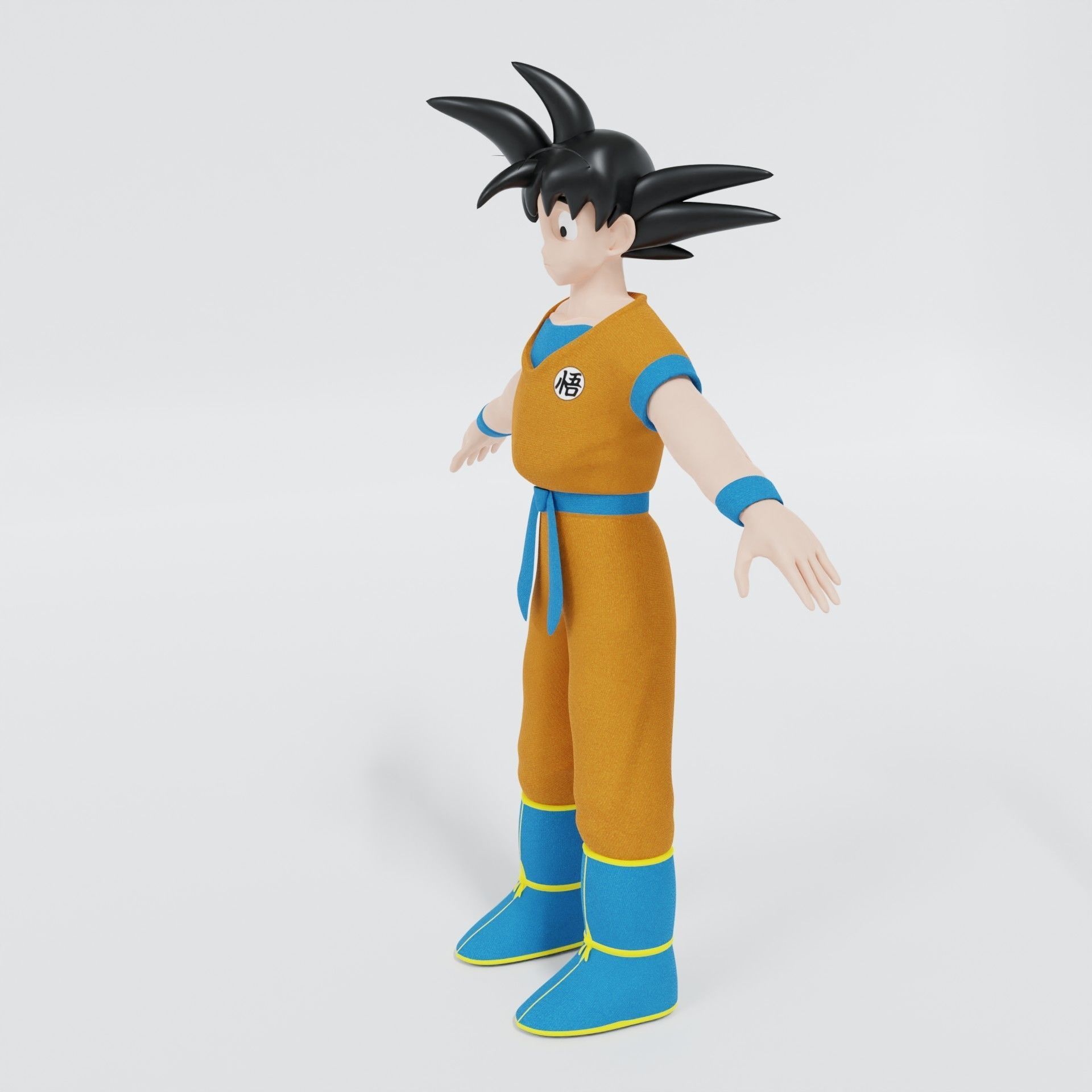 Son Goku DragonBall Z 3D model animated | CGTrader