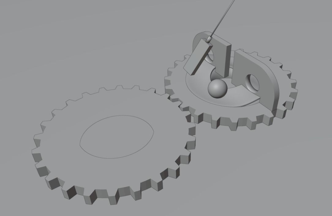 Animated Mechanical gears 3D - realistic FREE free 3D model | CGTrader