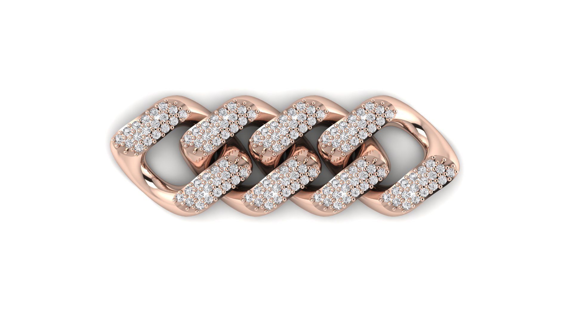 Cuban Chain 3D model 3D printable | CGTrader