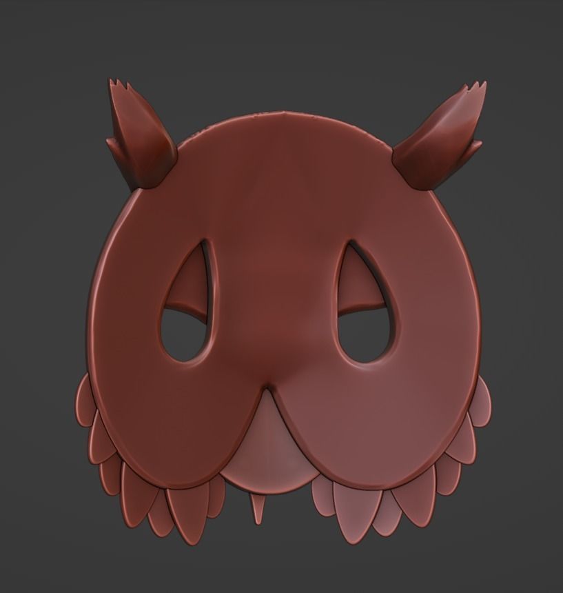 Owl Mask 3d printable 3D model 3D printable | CGTrader