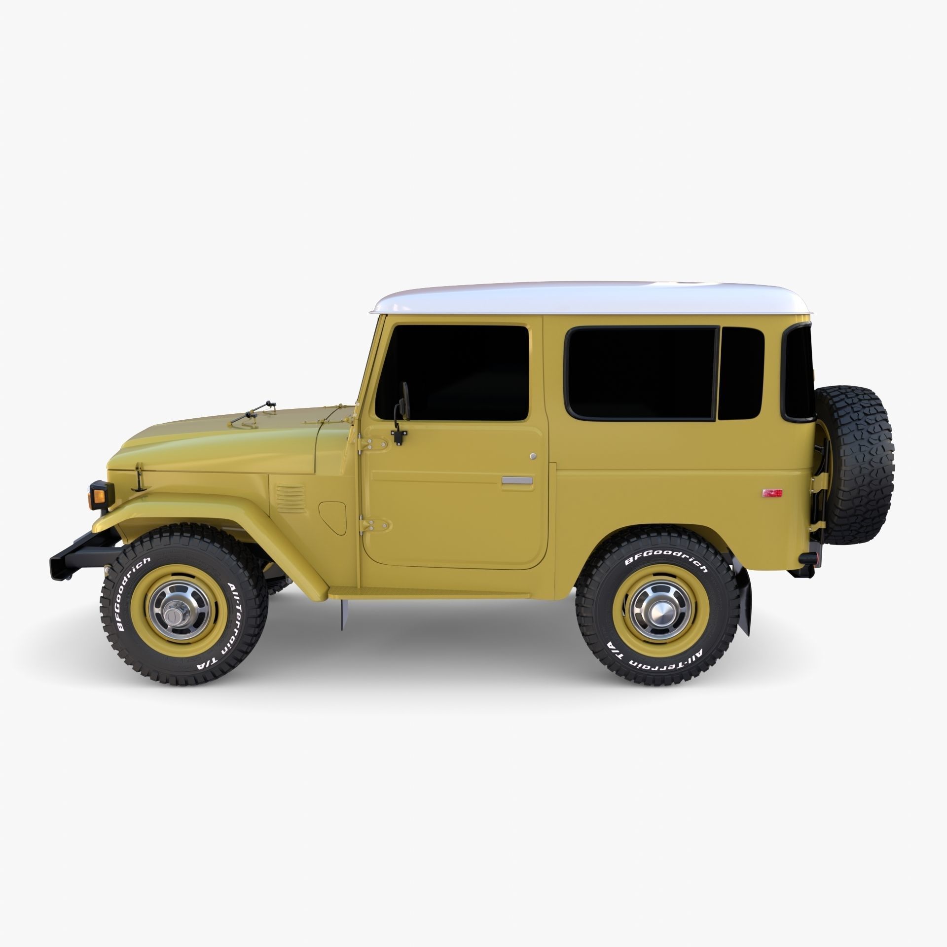 Generic 4x4 car v1 3D model | CGTrader