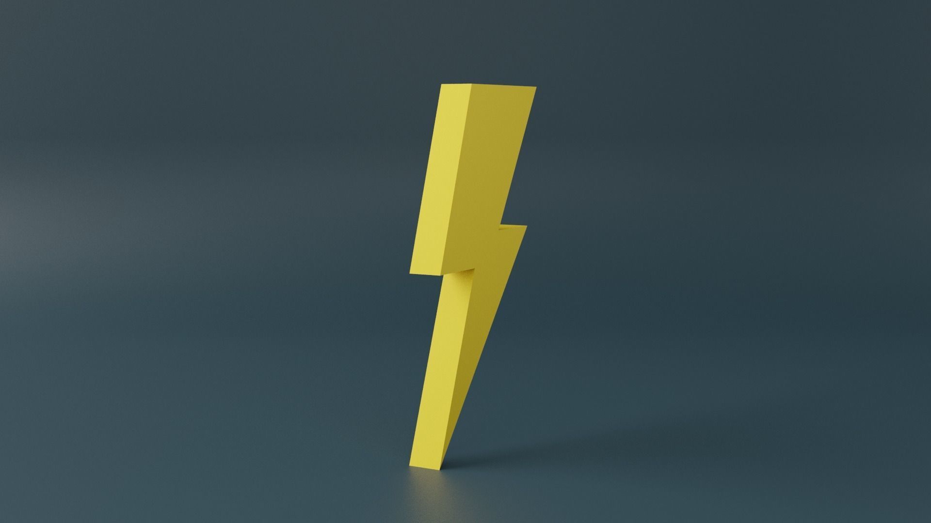 3D model Lightning Icon VR / AR / low-poly | CGTrader