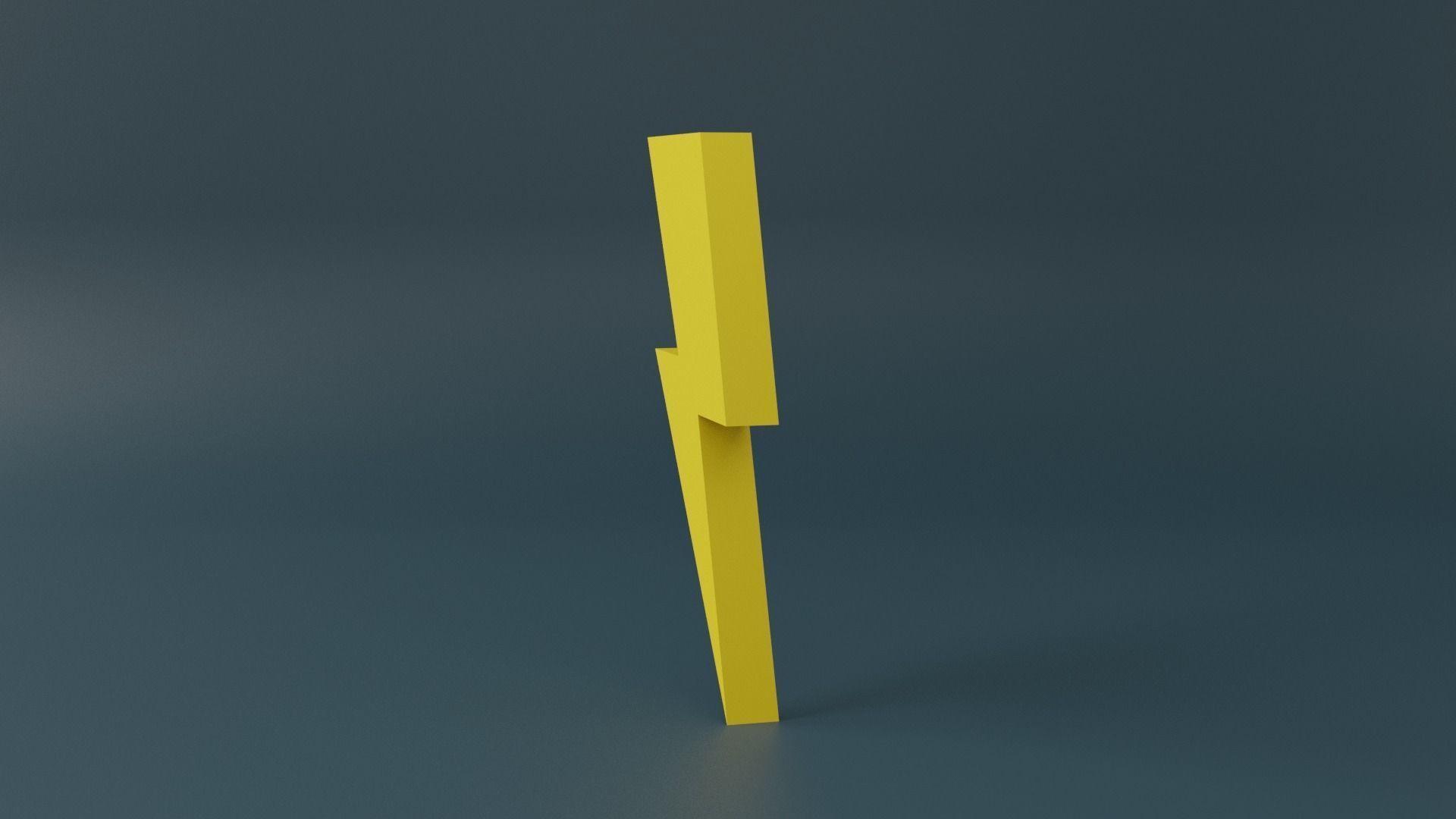 3D model Lightning Icon VR / AR / low-poly | CGTrader