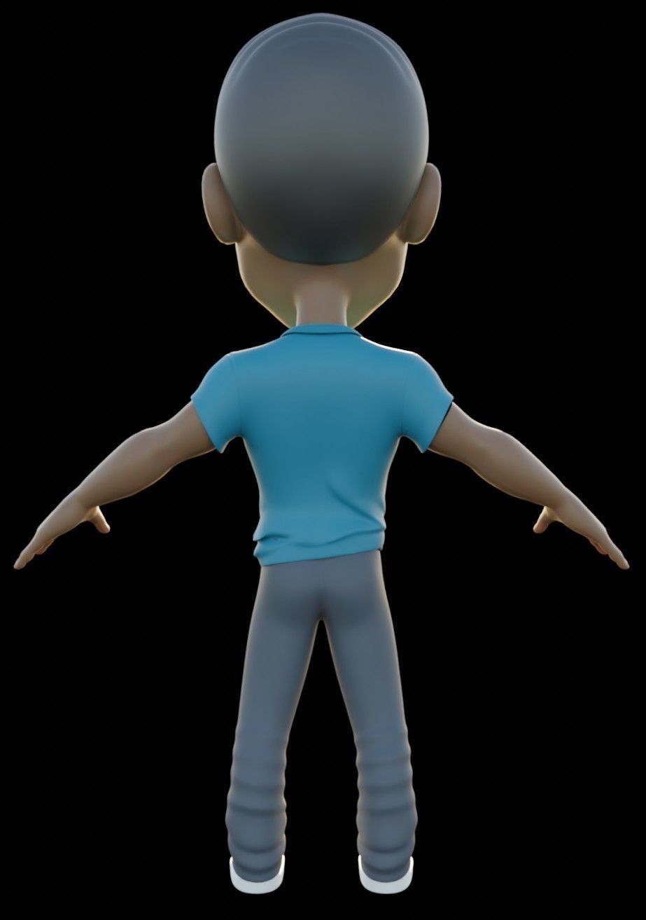 Guy Boy Young Man 3D model rigged | CGTrader