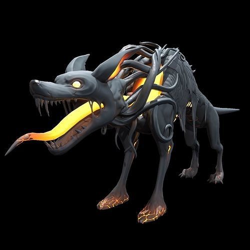 3D model HellHound VR / AR / low-poly | CGTrader