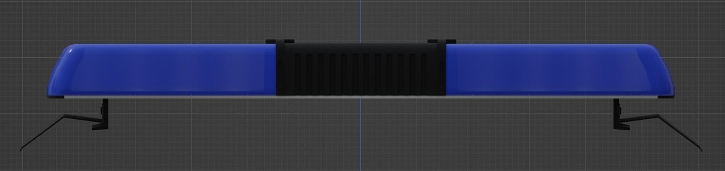 3D model Haztec Xpress lightbar VR / AR / low-poly | CGTrader