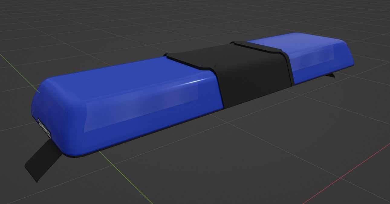 3D model Haztec Xpress lightbar VR / AR / low-poly | CGTrader