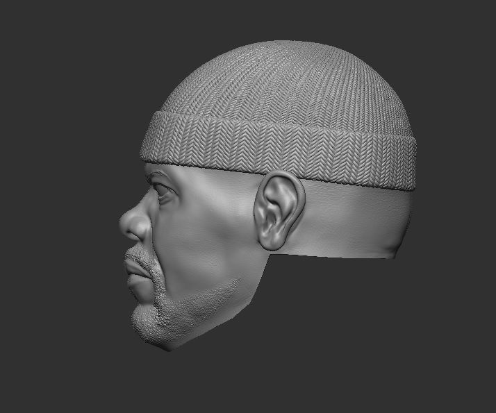 Shaft Samuel L Jackson - Headsculpt for Action Figures 3D model 3D ...