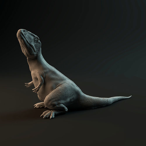 Carcharadontosaurus hatchling sitting - pre-supported 3D model 3D ...